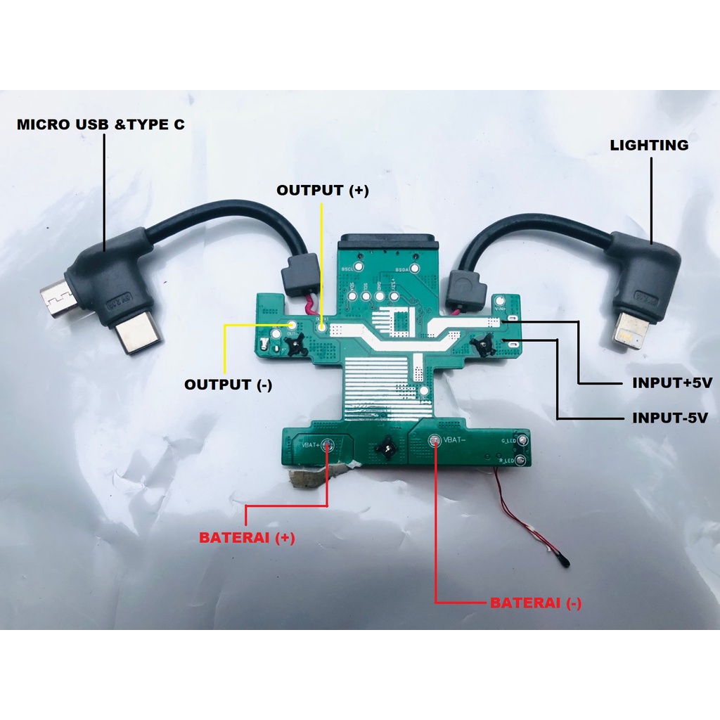 Jual TERMURAH KIT MODUL MODULE POWERBANK PREMIUM FAST CHARGING UPTO 20 ...