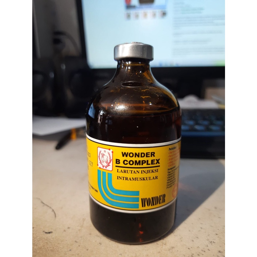 Jual B COMPLEX SUPER WONDER 100 ml - Vitamin B Kompleks Hewan | Shopee ...