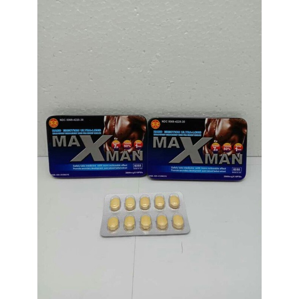 Jual max man tablet | Shopee Indonesia