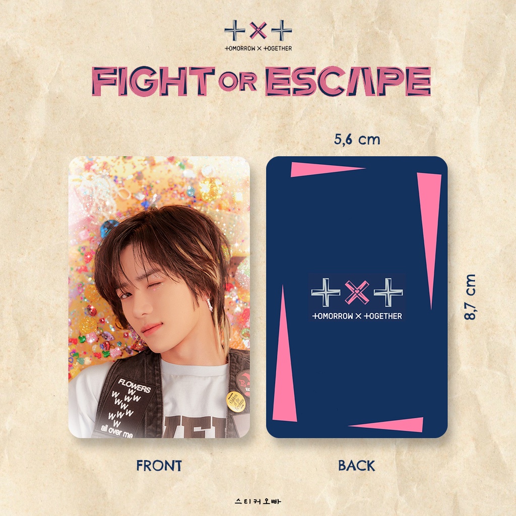 Jual Photocard TXT Fight Or Escape (Unofficial) | Shopee Indonesia