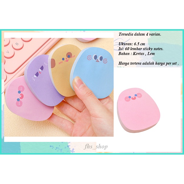 Jual Sticky Notes Memo Tempel Kertas Memo Buku Tulis Sticky Notes ...