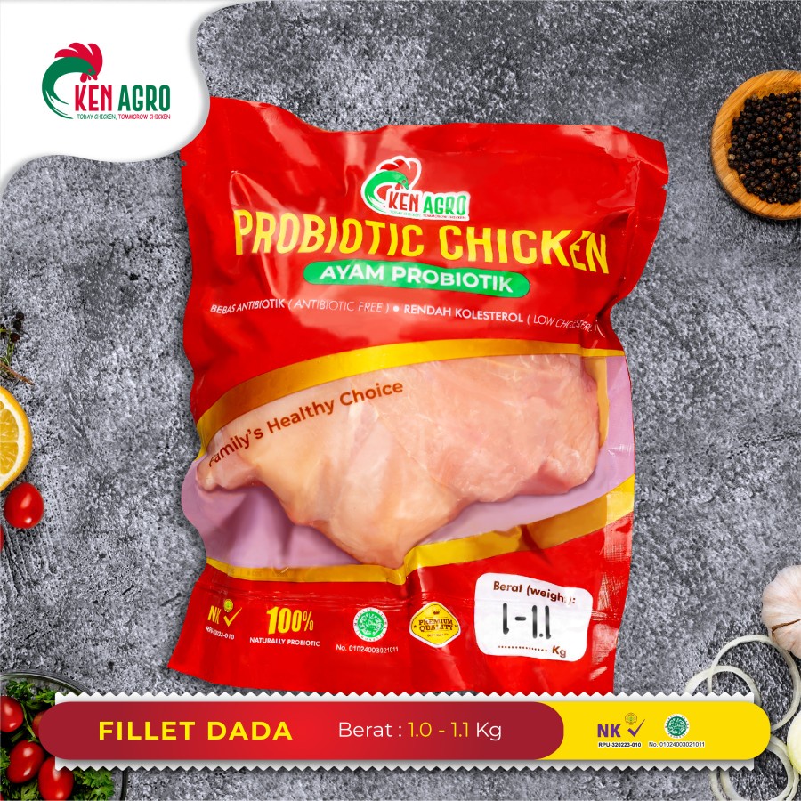 Jual HarvestMoon Ayam Negri/Broiler Organik Probiotik Fillet Dada Per ...