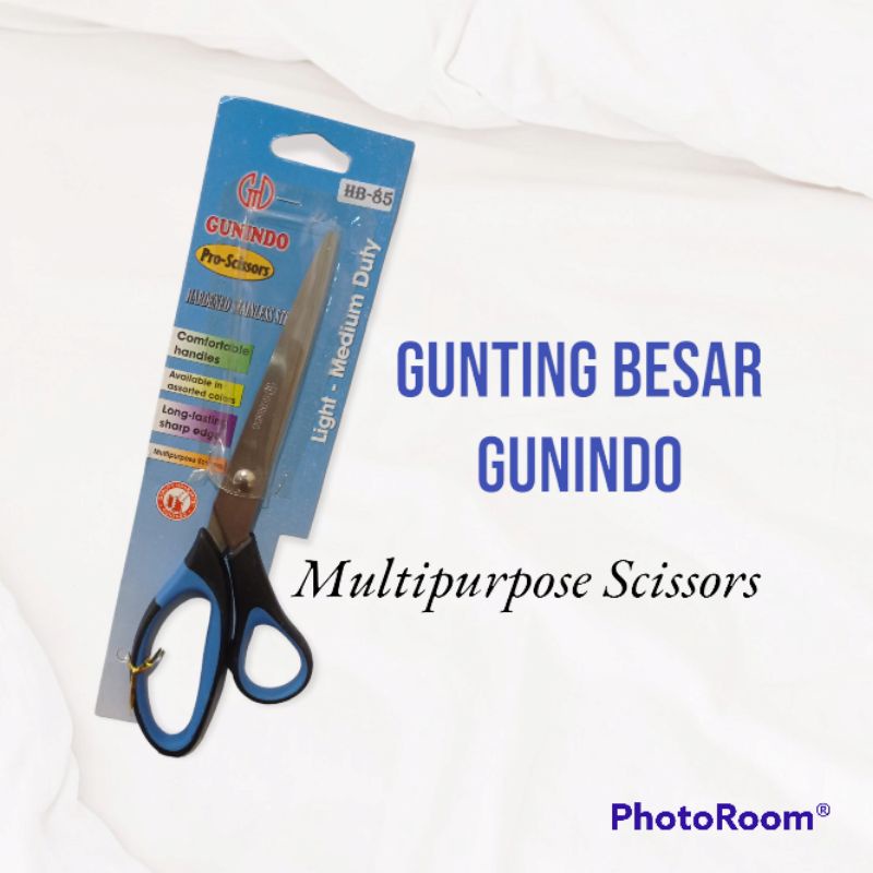Jual Gunting Besar Gunindo Ergonomic Scissors | Shopee Indonesia