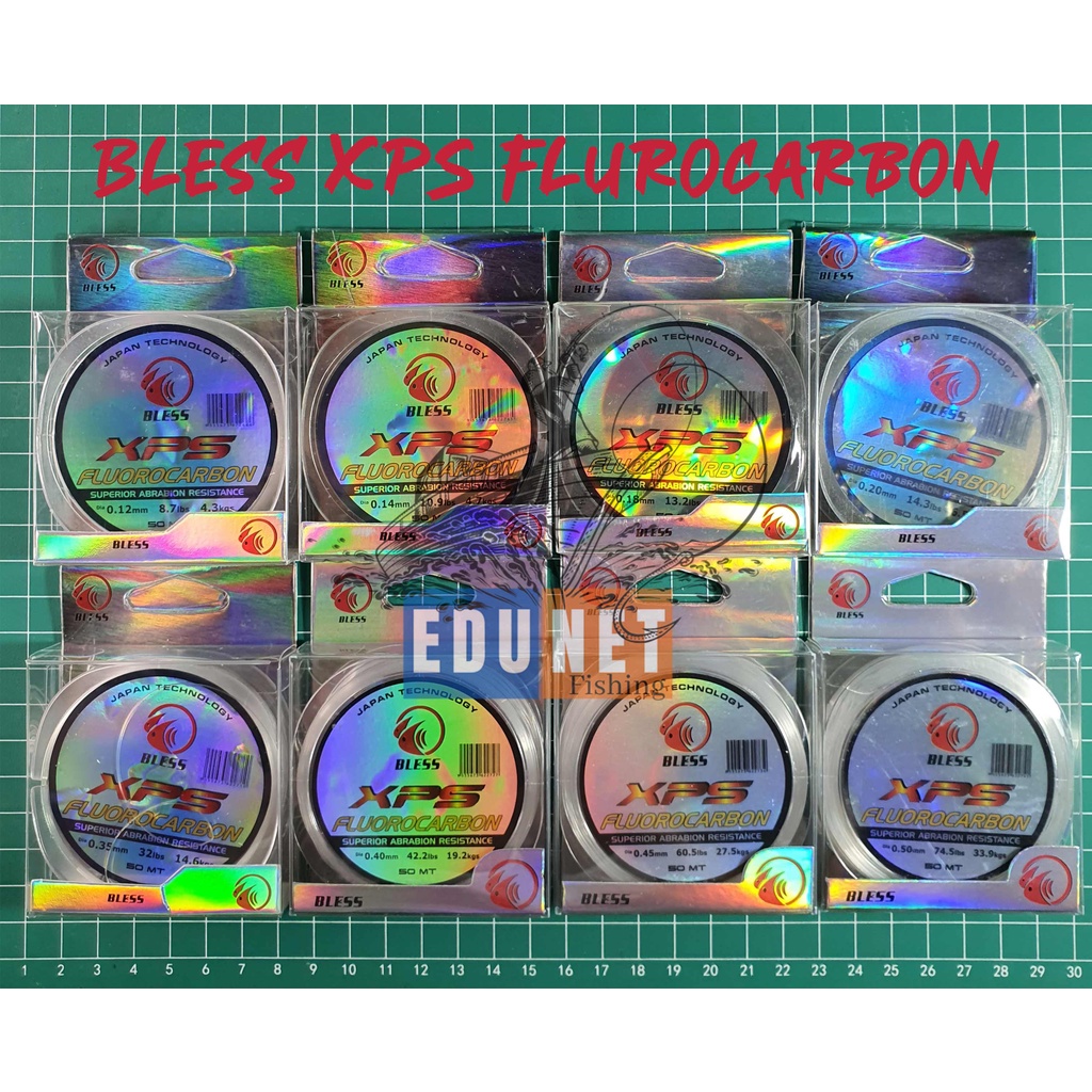 Jual BLESS XPS FLUOROCARBON 50 METER | Shopee Indonesia