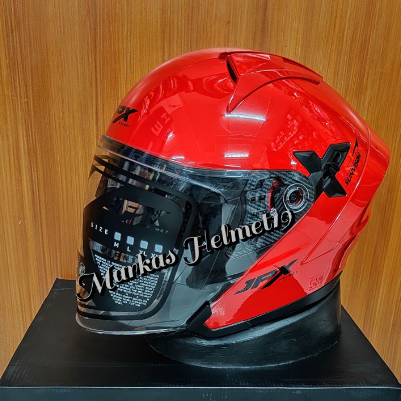 Jual Helm Half face JPX NOVA X SOLID Original JPX ( CUCI GUDANG ...