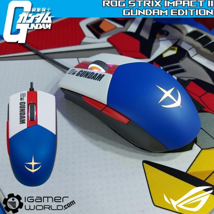 Jual ASUS ROG Strix Impact II GUNDAM EDITION RGB Gaming Mouse | Shopee ...
