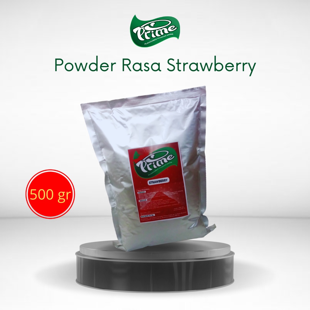 Jual Prime Bubuk Minuman Rasa Strawberry 500gr | Shopee Indonesia
