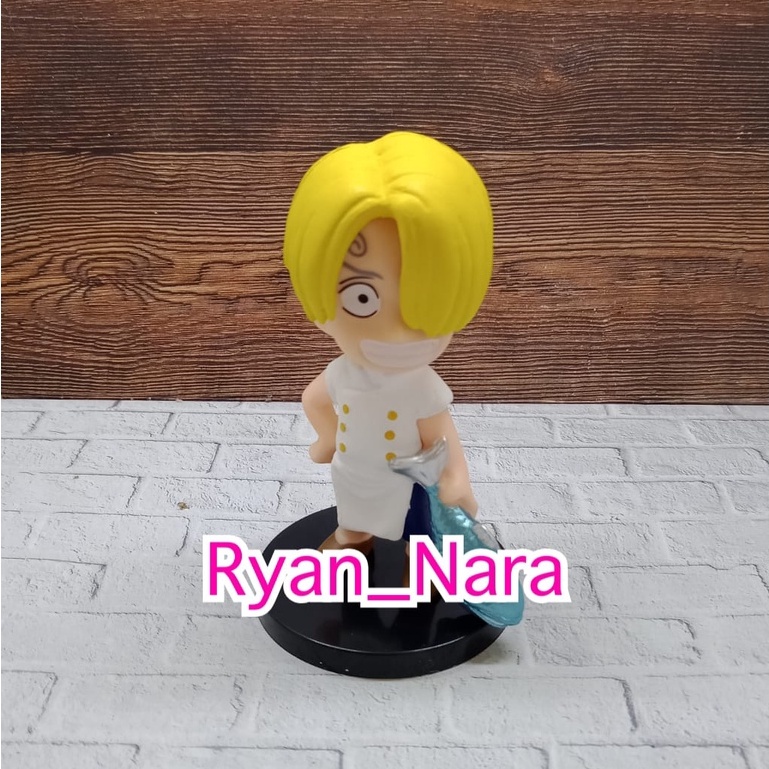 Jual Mainan Action Mini Figure Anime One Piece Child Luffy Zoro Sanji ...