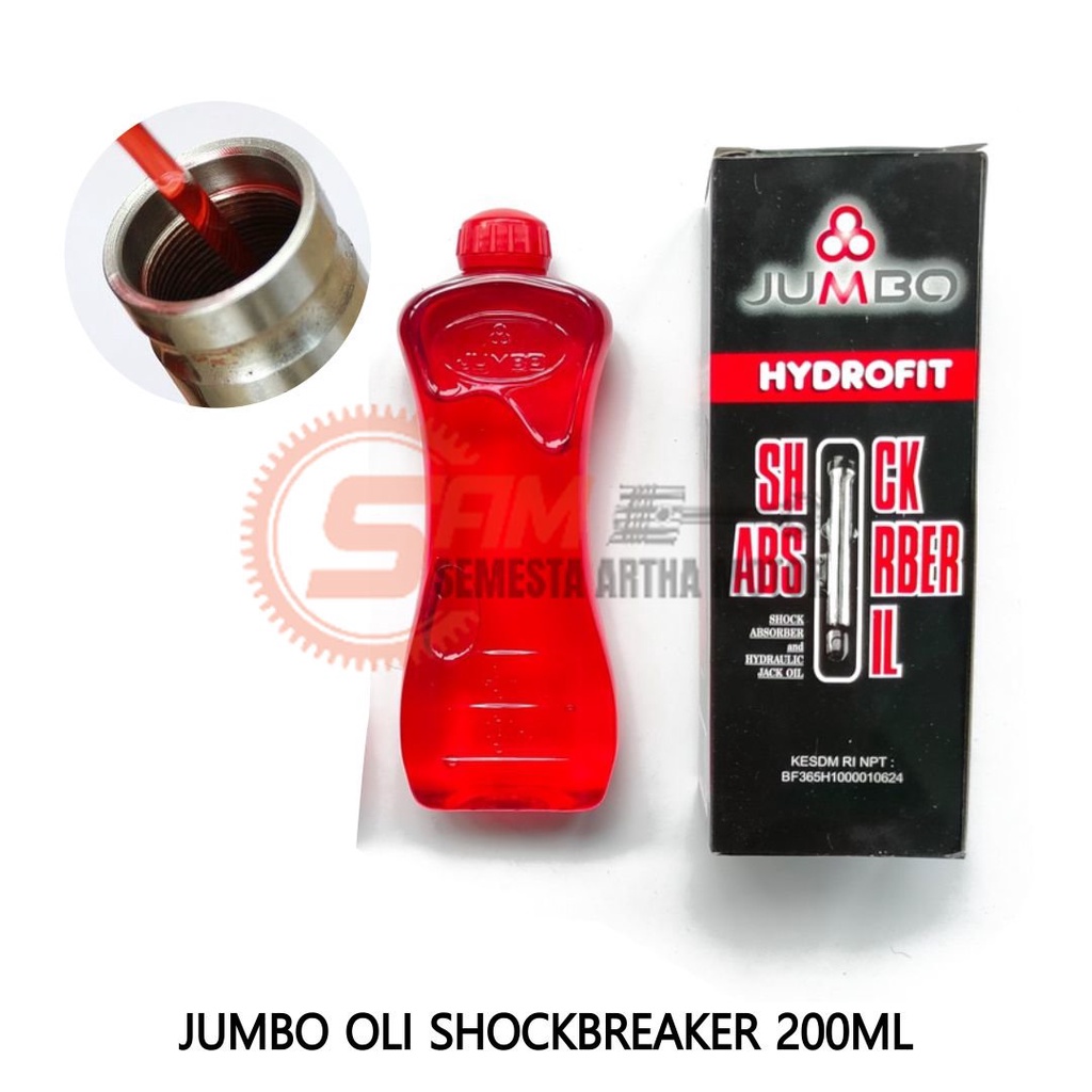 Jual Jumbo Oli Shock 200ml Shockbreaker Oil Motor Honda Yamaha ...