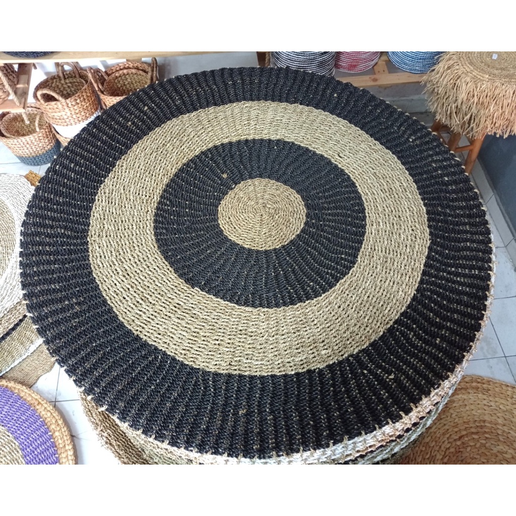Jual RUG ANYAMAN/FLOOR MAT/KARPET ANYAMAN/KARPET BULAT/KARPET SEAGRASS ...