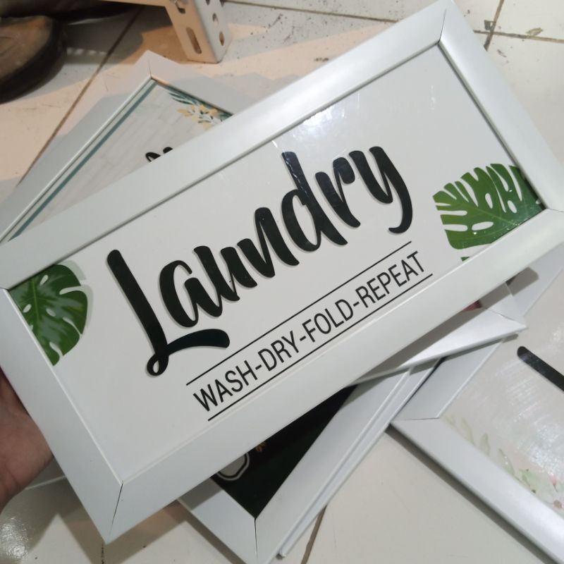 Jual Wall Decor Papan Tanda Tulisan Laundry Room Sign Hiasan Dinding ...