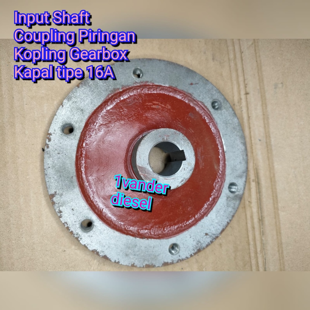 Jual Input Shaft Coupling Piringan Kopling Gearbox Kapal tipe 16A ...