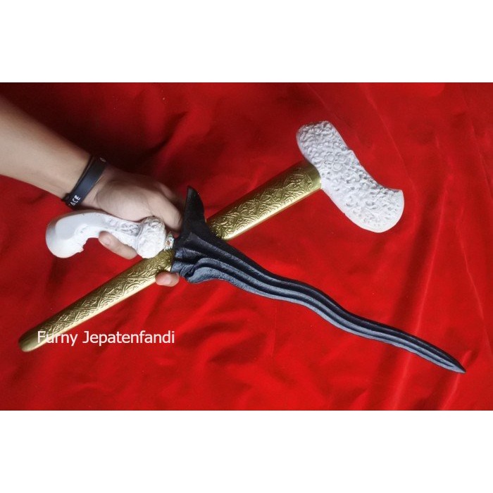 Jual keris pandawa PB putran warangka gayaman ukir tinggalan buyut FJF7878 | Shopee Indonesia