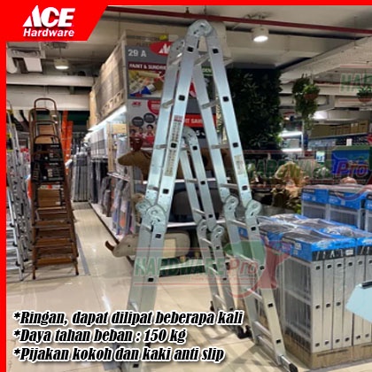 Jual Tangga Lipat Aluminium Multifungsi 4x4 Mtr Tangga Multipurpose 4x4 ...