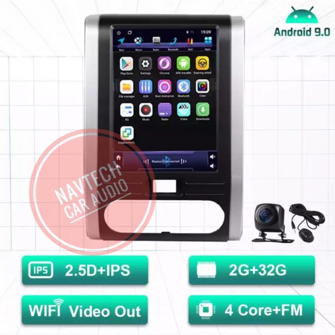 Jual Head Unit Android 10 Inch Nissan Xtrail Tesla Model / Vertical ...