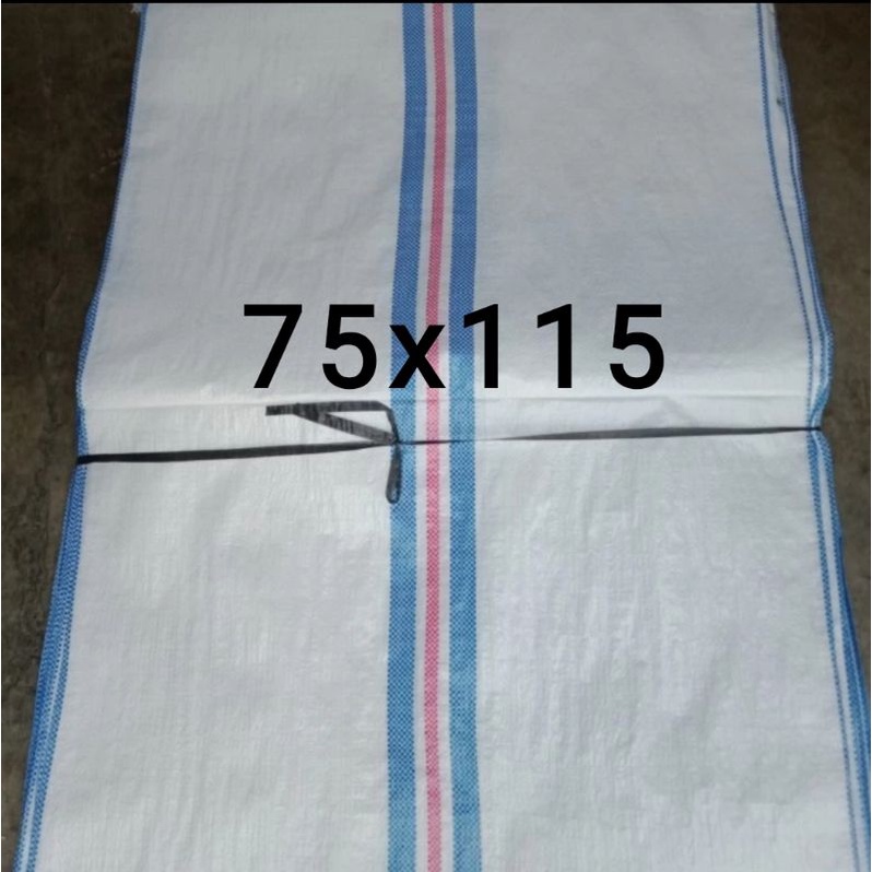 Jual Karung paket/karung beras 100 kg 75x115 isi 10 lembar | Shopee ...