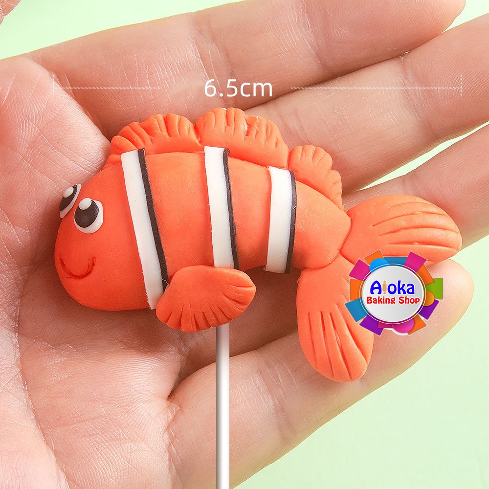 Jual Topper Kue Mermaid Hewan Laut Clay / Dekorasi Ulang Tahun Mermaid ...