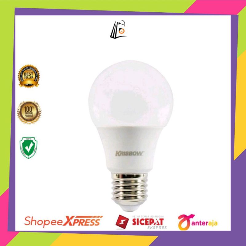 Jual Krisbow Bohlam LED 15w 15000lm - Cool Daylight/Bohlam/Lampu 15 watt | Shopee Indonesia