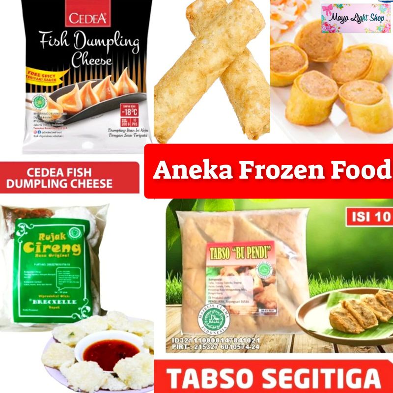 Jual frozen food Chicken Egg Roll rujak cireng cedea dumpling cheese ...