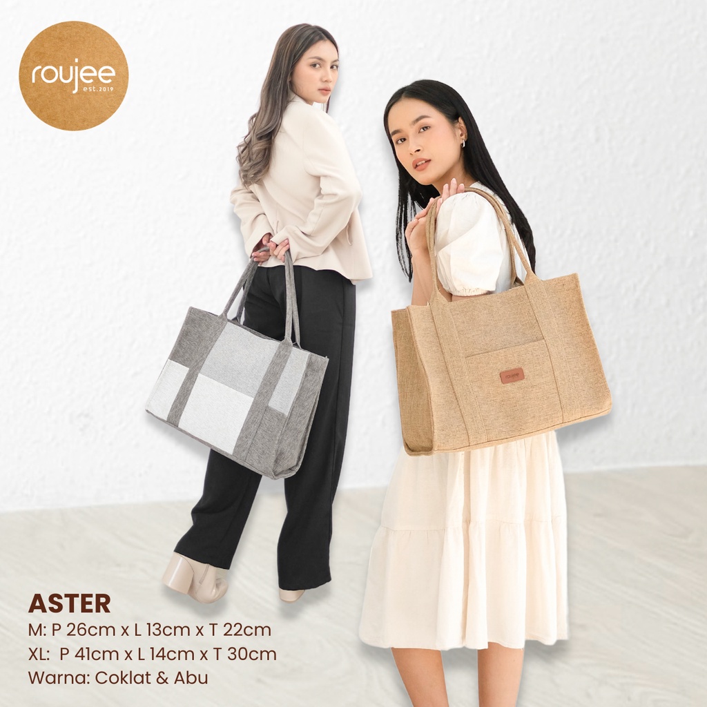 Jual ROUJEE - Aster Bag Size XL - Tas Kanvas - Tas Wanita - Tas Cantik ...