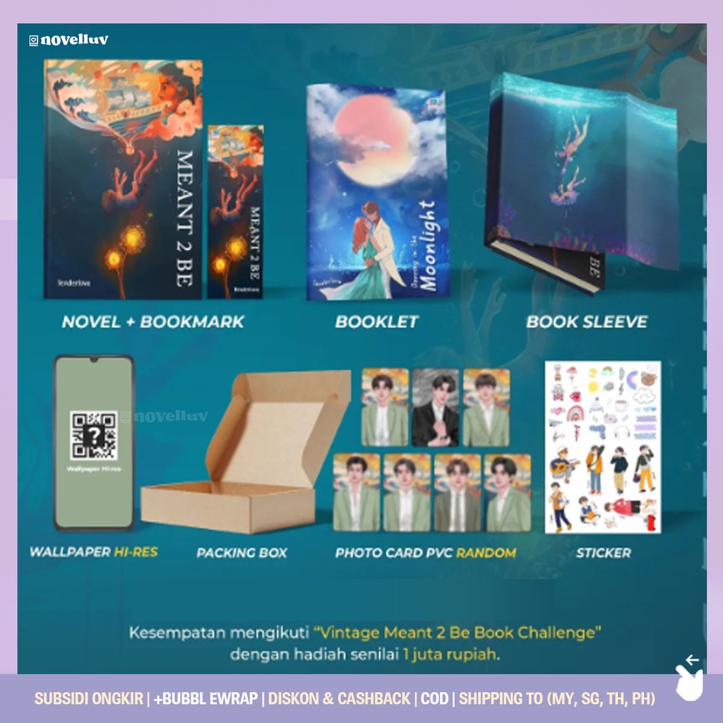 Jual Buku Novel Meant 2 Be & Tulisan Sastra New Version by Tenderlova ...