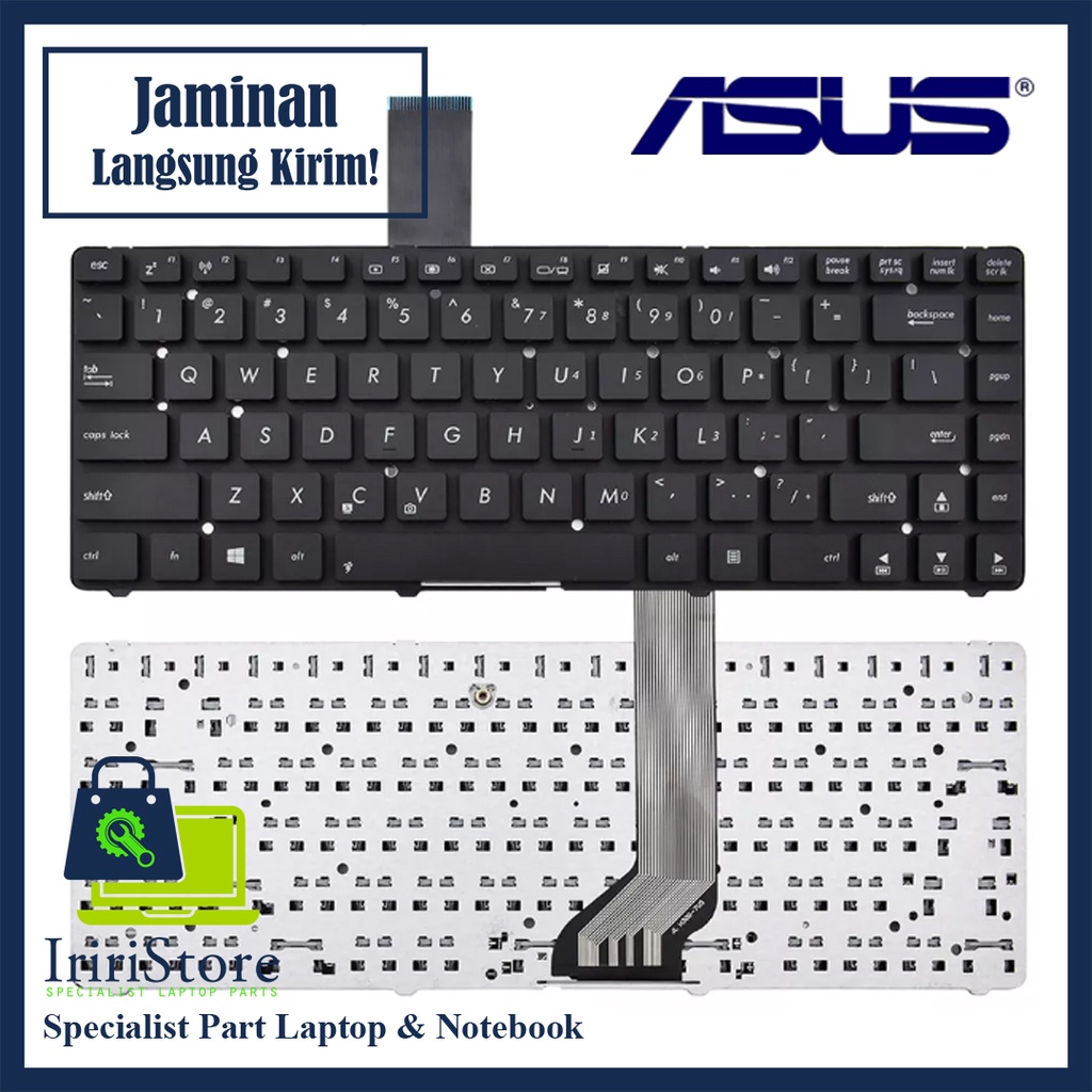 Jual Keyboard Laptop Asus A45 K45 K45A K45V K45VD K45VJ K45VM Enter ...