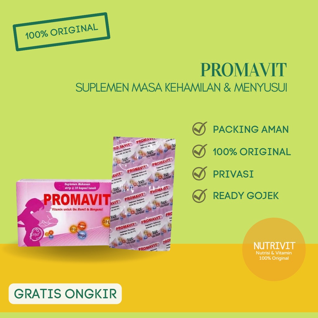 Jual PROMAVIT Kapsul Multivitamin untuk membantu mencukupi kebutuhan ...