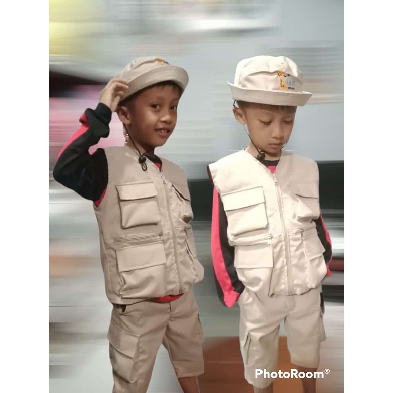 Jual Rompi anak terbaru // Rompi krem // Rompi lapangan // Rompi ...