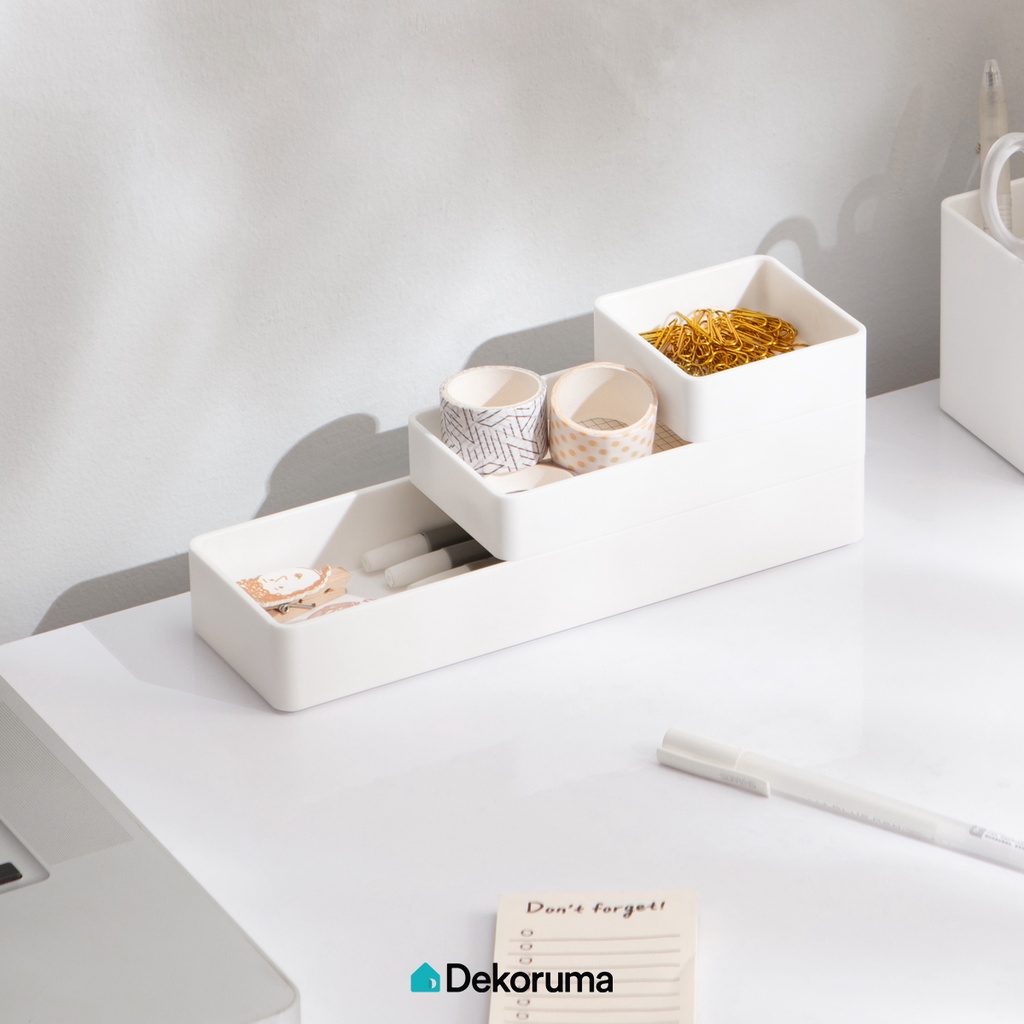Jual Dekoruma MISU Set Kotak Penyimpanan Susun / Storage Box - isi 3 ...