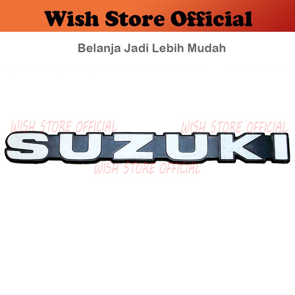 Jual [PCS] Emblem / Car Logo / Lambang Mobil Tulisan SUZUKI untuk Katana Carry ST100 ST-100 ...