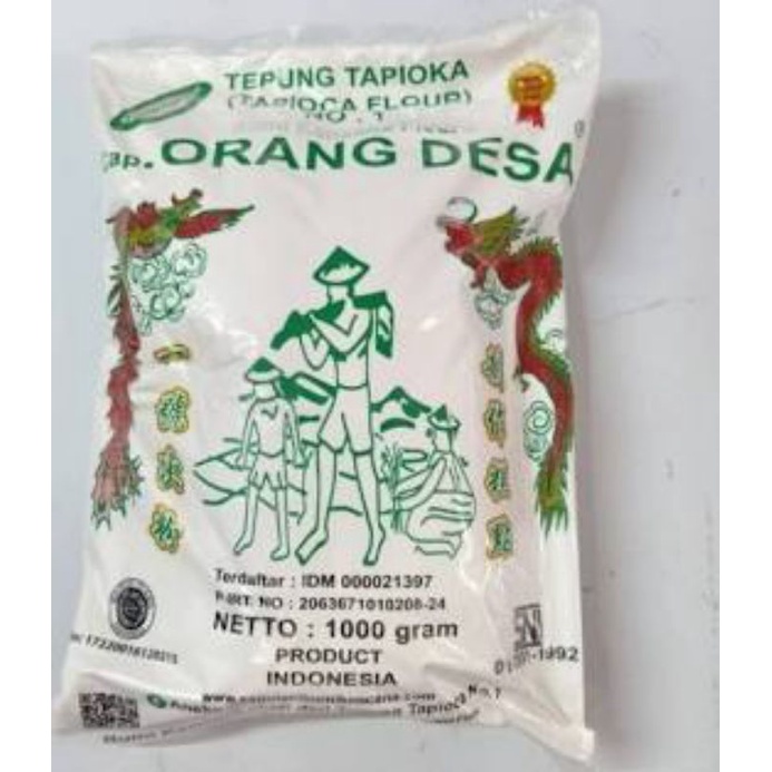 Jual TEPUNG TAPIOKA CAP ORANG DESA 1000gr | Shopee Indonesia