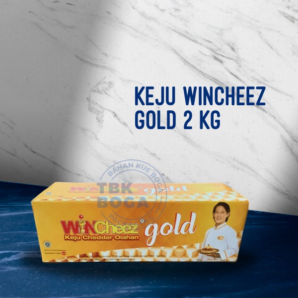 Jual Keju Wincheez Gold ( 2 kg ) Cheddar Cheese Chedar Emas Winchez ...