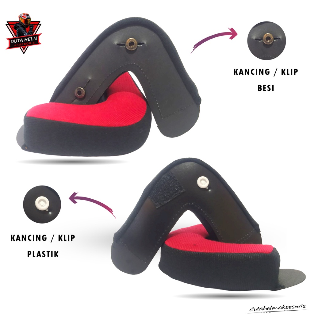 Jual Busa Helm Kyt 2 Vision Pipi Klip Besi Plastik | Shopee Indonesia