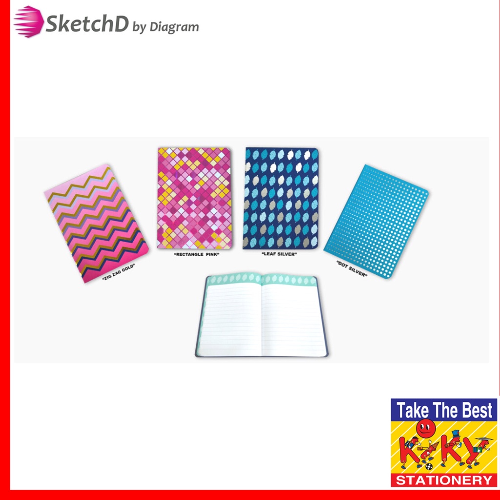 Jual Buku Notes Catatan A5 Foil Kiky Hardcover Note Book Jurnal Diary ...