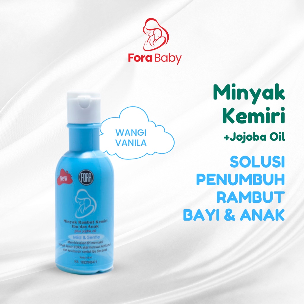 Jual Fora Natures Minyak Kemiri Penumbuh Rambut Bayi dan Anak 65ml ...