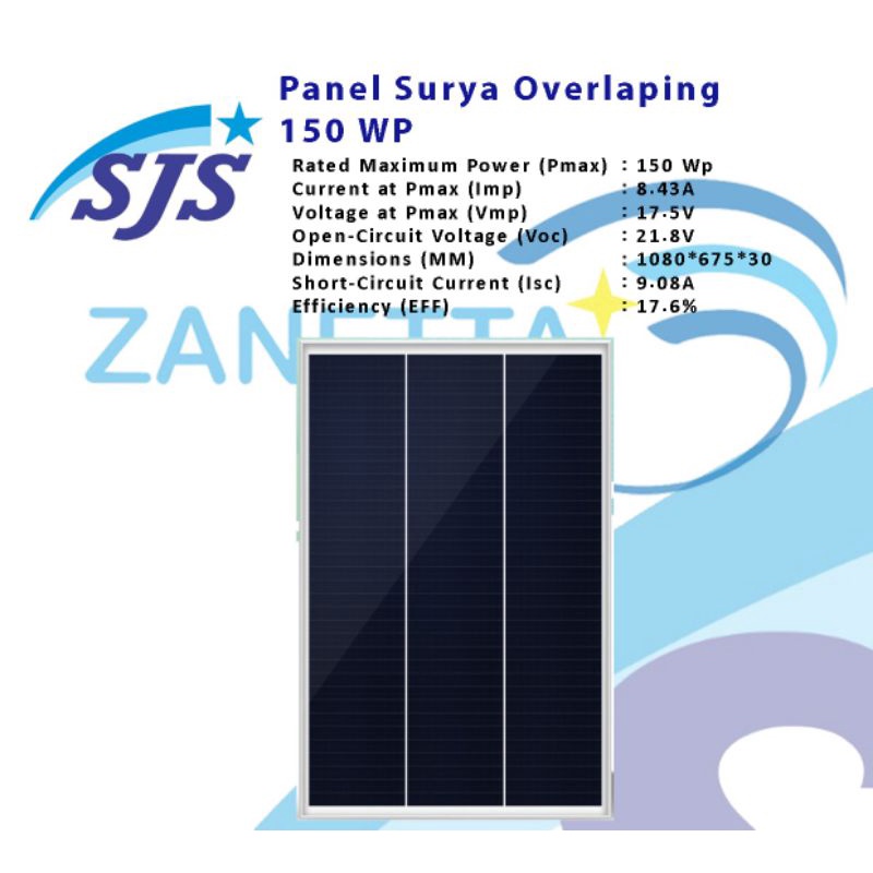 Jual Panel Surya 150wp overlapping Mono | Shopee Indonesia