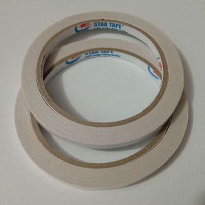 Jual Double tape kertas ukuran 6mm | Shopee Indonesia