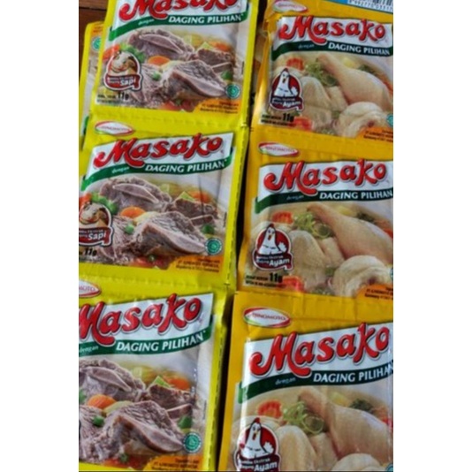 Jual Masako daging sapi/ daging ayam 1 renteng (renceng) isi 12 pcs ...