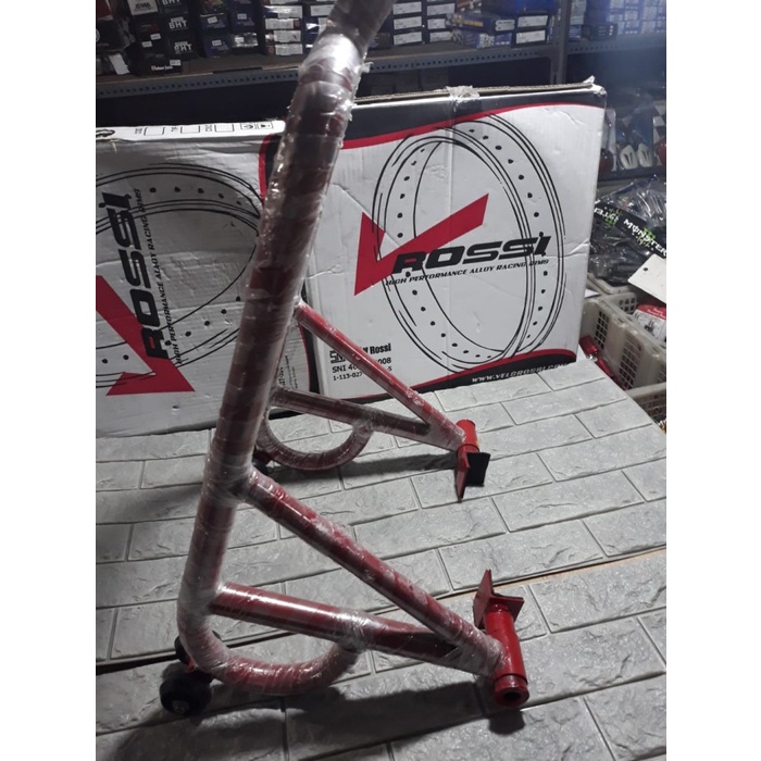 Jual STANDAR PADDOCK PEDOK MOTOR UNIVERSAL (MERAH) CBR CB150R R25 NINJA ...