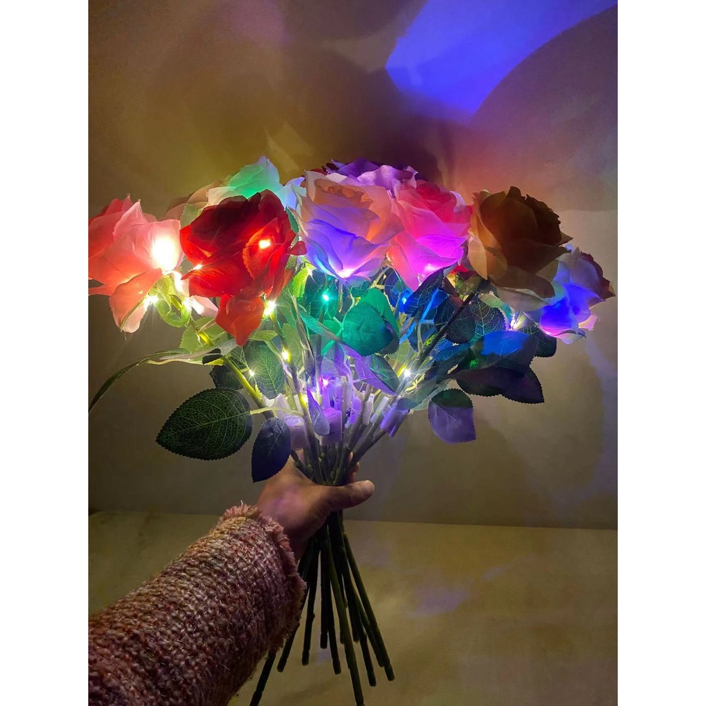 Jual Imitasi bunga imitasi bunga mawar pas-tin hadiah hari valentine ...