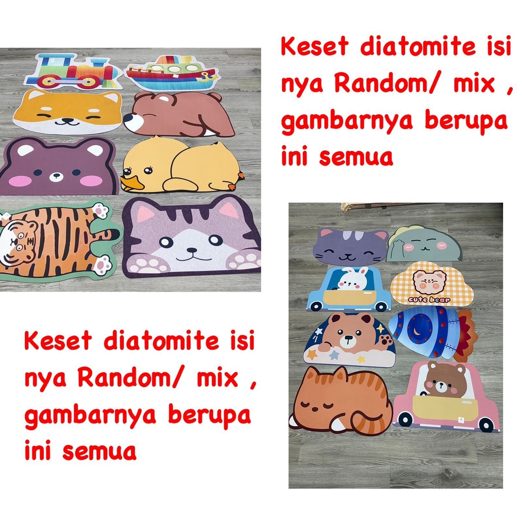 Jual Keset Diatomite Bundar Keset Kaki Anti Bau Nyerap Air Anti Bakteri ...