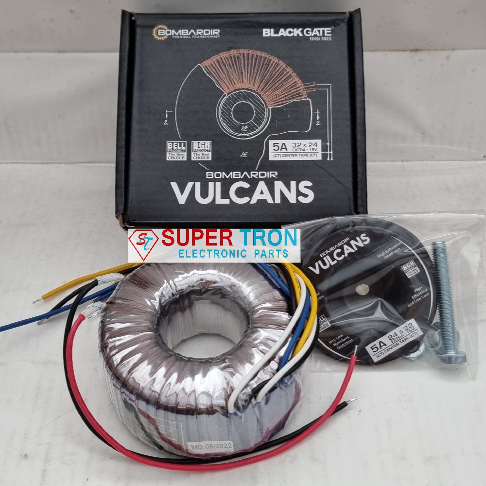 Jual Trafo Toroid Donat 5A 24V 32V CT VULCANS BOMBARDIR | Shopee Indonesia