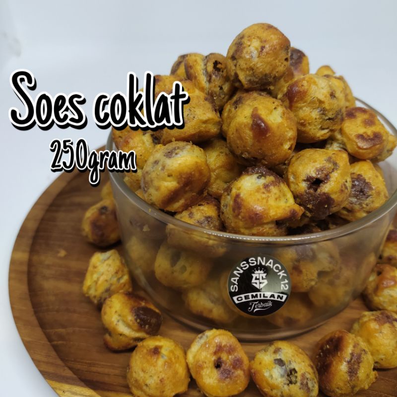 Jual Kue Soes Coklat / Sus Coklat / Kue Soes GG / Soes Coklat | Shopee ...