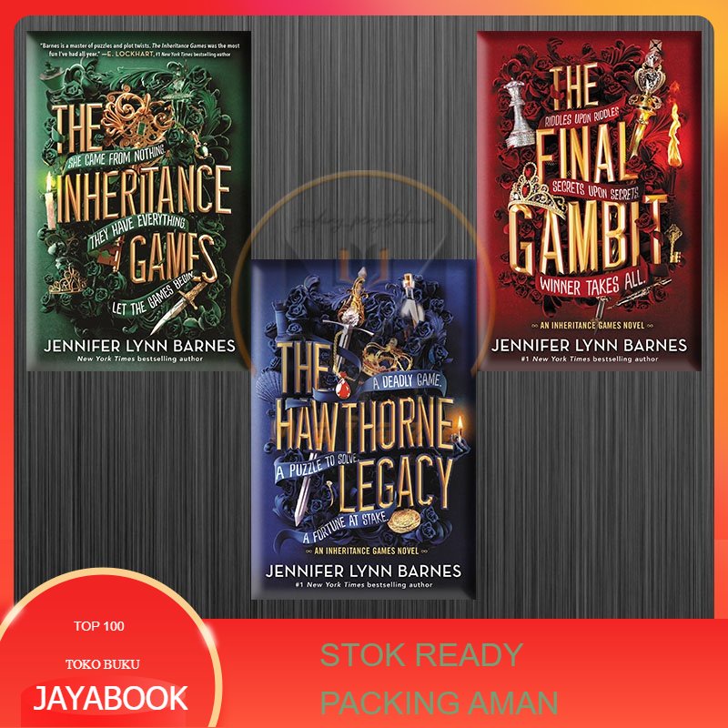 Jual Buku The Inheritance Games (3 book series) by Jennifer Lynn Barnes ...