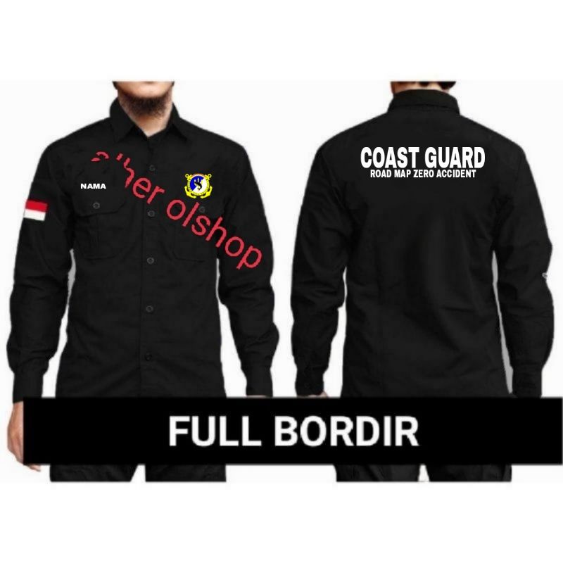 Jual Kemeja coast guard baju coast guard seragam coast guard Pdh coast ...