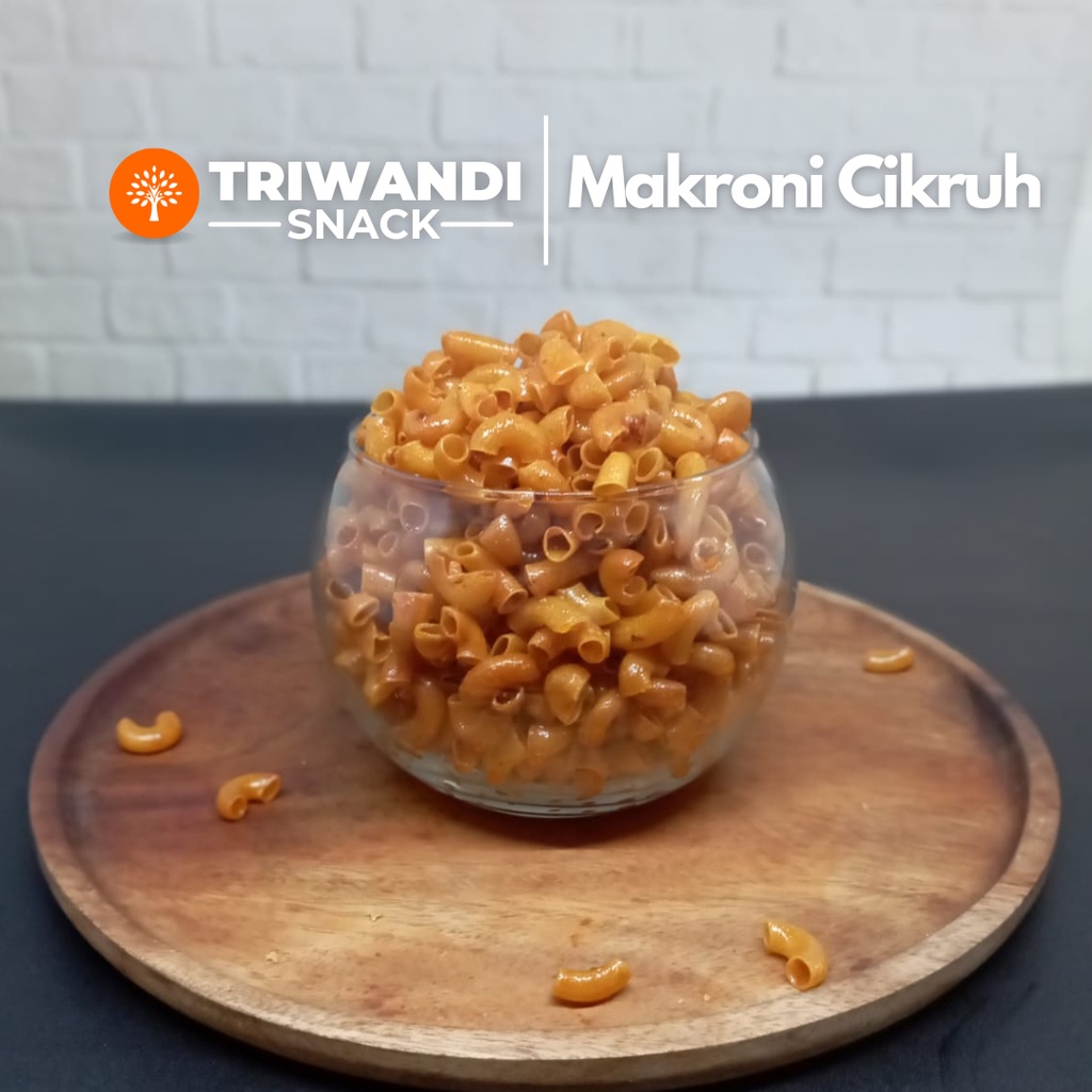Jual makroni pedas cikruh kemasan 100 - 250 gr TRIWANDI SNACK oleh oleh ...