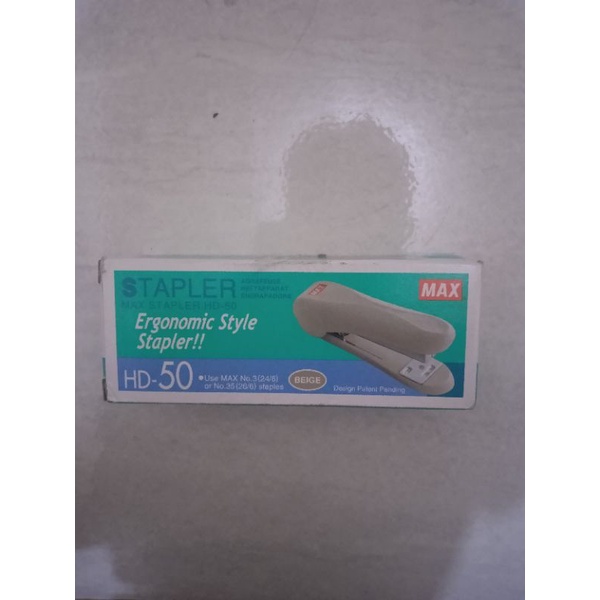 Jual Stapler staples hd 50 merk max | Shopee Indonesia