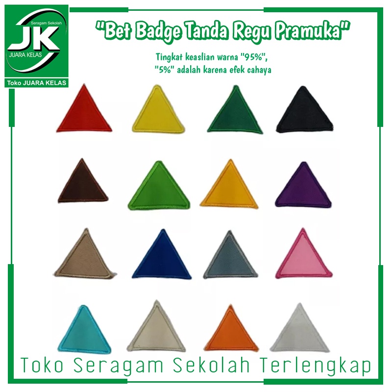 Jual [Toko Juara Kelas] Bet Badge Tanda Regu Barung Pramuka Siaga kelas ...