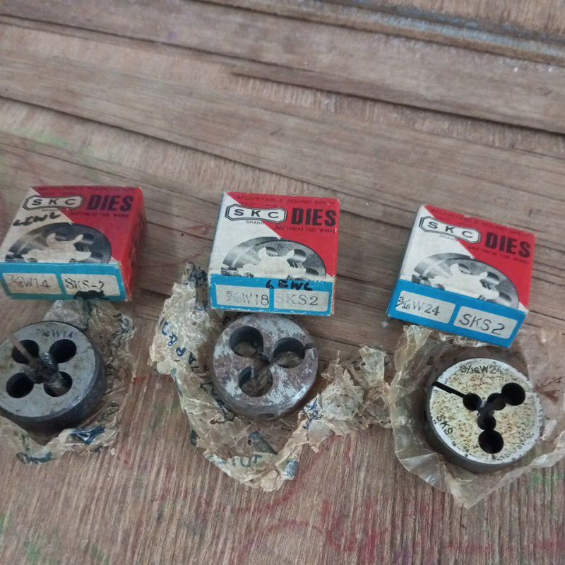 Jual SKC Dies Adjustable Round Split 3/16x24 5/16x18 7/16x14 | Shopee ...