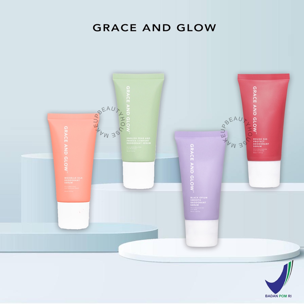 Jual GRACE & GLOW Deodorant Roll On Serum 50ml | Shopee Indonesia